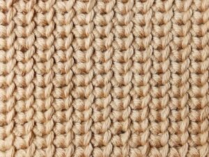 Center single crochet (waistcoat or knit stitch) - Nordic Hook