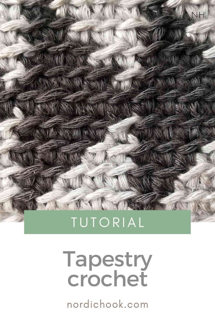 Tapestry crochet - Nordic Hook - Free crochet tutorial