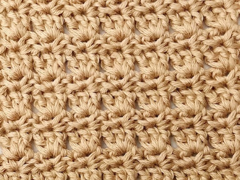 Primrose stitch - Nordic Hook - Free crochet tutorial step-by-step