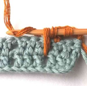 The larksfoot stitch - Nordic Hook - Free crochet stitch tutorial
