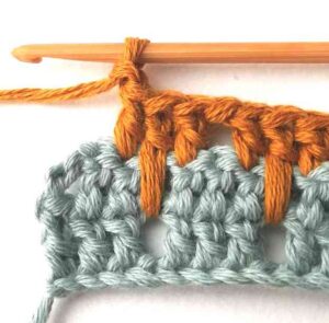 The larksfoot stitch - Nordic Hook - Free crochet stitch tutorial