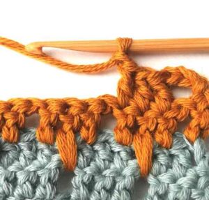 The larksfoot stitch - Nordic Hook - Free crochet stitch tutorial
