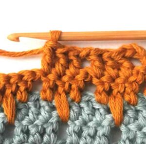 The larksfoot stitch - Nordic Hook - Free crochet stitch tutorial