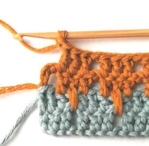 The larksfoot stitch - Nordic Hook - Free crochet stitch tutorial