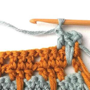 The larksfoot stitch - Nordic Hook - Free crochet stitch tutorial