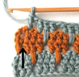 The larksfoot stitch - Nordic Hook - Free crochet stitch tutorial