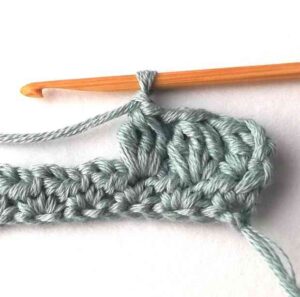 The zigzag lozenge stitch - Nordic Hook - Free crochet stitch tutorial