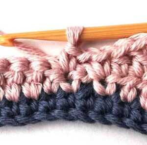 The millstone stitch - Nordic Hook - Free crochet stitch tutorial