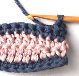 The millstone stitch - Nordic Hook - Free crochet stitch tutorial