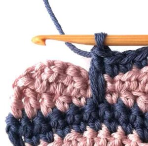 The millstone stitch - Nordic Hook - Free crochet stitch tutorial
