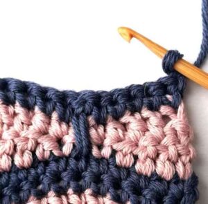 The millstone stitch - Nordic Hook - Free crochet stitch tutorial