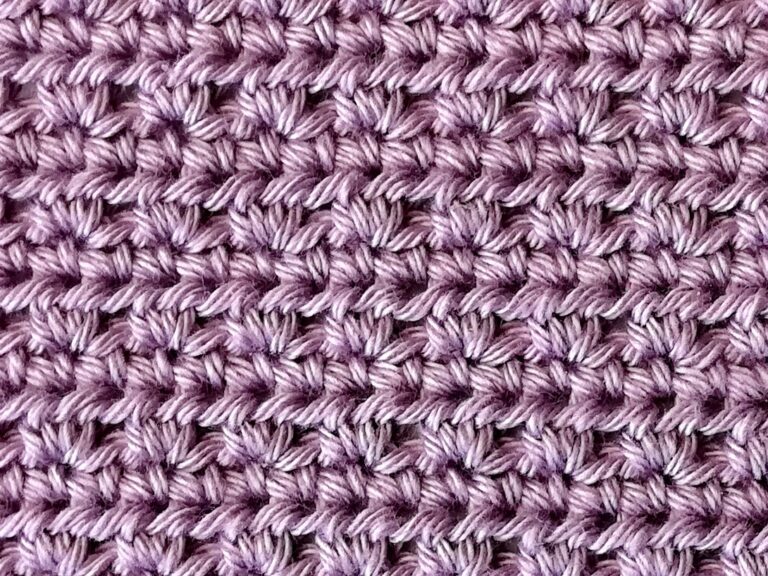 The prairie stitch - Nordic Hook - Free crochet stitch tutorial
