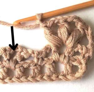 The lacy aligned lotus stitch - Nordic Hook - Free crochet stitch tutorial