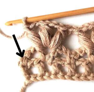 The lacy aligned lotus stitch - Nordic Hook - Free crochet stitch tutorial