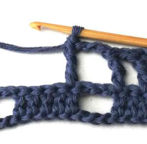 The mixed woven mesh stitch - Nordic Hook - Free crochet stitch tutorial