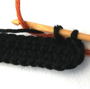 Spooky Halloween drawstring bag with a bat - Free pattern