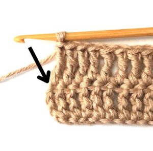 Treble crochet (trc) - Nordic Hook - Crochet stitch tutorial