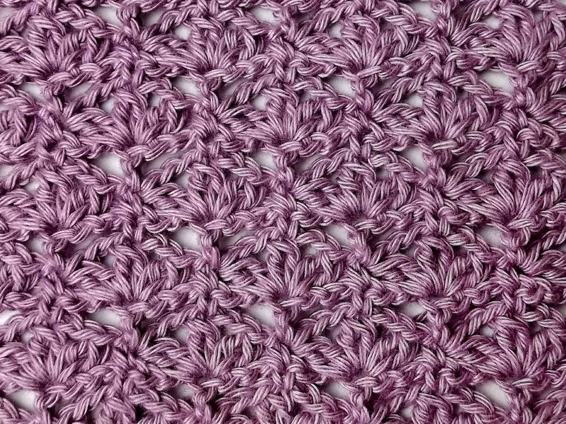 The uneven modified lotus stitch - Nordic Hook - Free crochet stitch ...