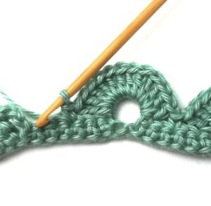 The aligned arches stitch - Nordic Hook - Free crochet stitch tutorial