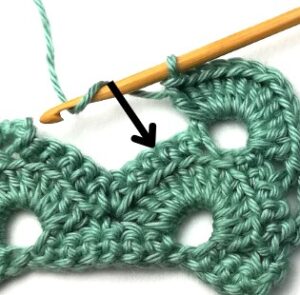 The aligned arches stitch - Nordic Hook - Free crochet stitch tutorial