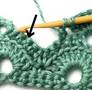 The aligned arches stitch - Nordic Hook - Free crochet stitch tutorial
