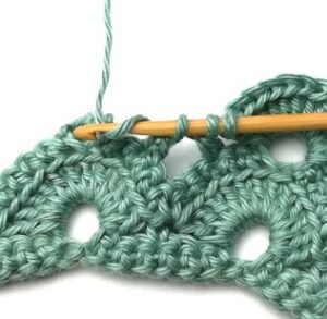 The aligned arches stitch - Nordic Hook - Free crochet stitch tutorial