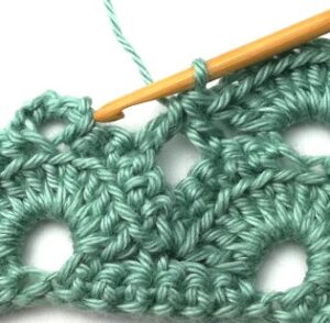 The aligned arches stitch - Nordic Hook - Free crochet stitch tutorial