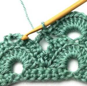 The aligned arches stitch - Nordic Hook - Free crochet stitch tutorial