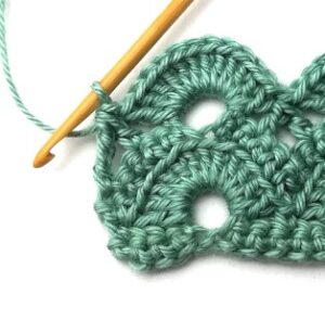 The aligned arches stitch - Nordic Hook - Free crochet stitch tutorial