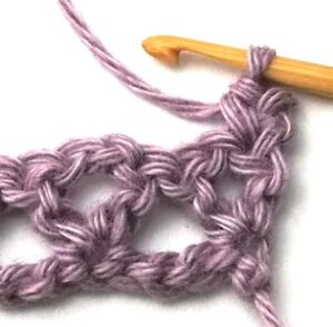 The horizontal drops stitch - Nordic Hook - Free crochet stitch tutorial
