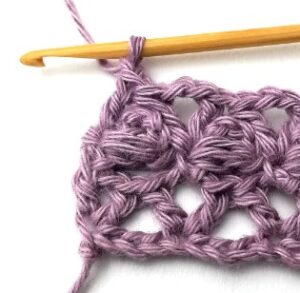 The horizontal drops stitch - Nordic Hook - Free crochet stitch tutorial