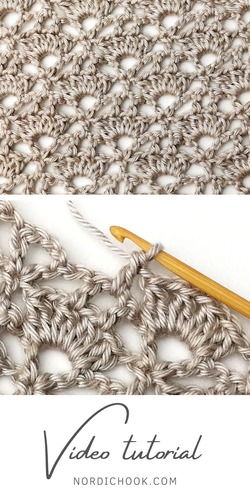 The crown stitch - Nordic Hook - Free crochet stitch tutorial