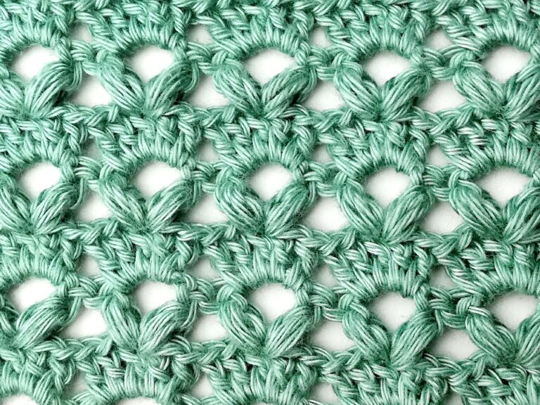 20+ textured crochet stitches with puff, bobble and popcorn stitches ...