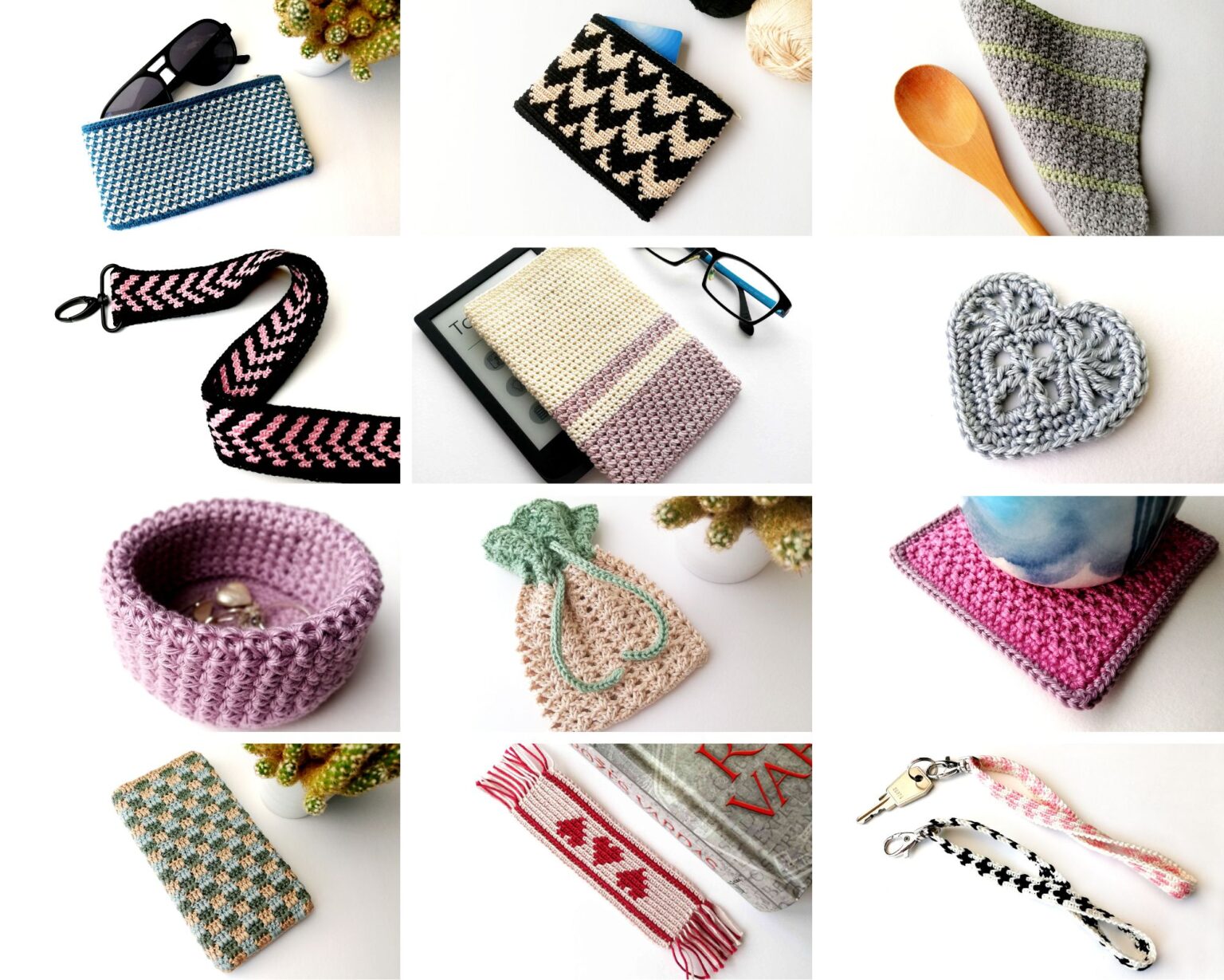 12 small crochet projects - Nordic Hook - Free stitch tutorials
