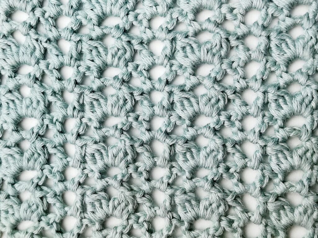 Stacked V and cluster V stitch - Nordic Hook - Free crochet stitch tutorial